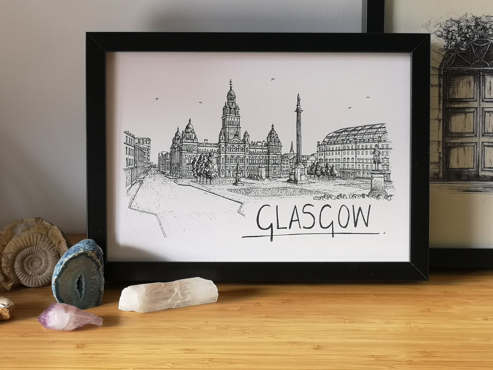 Glasgow Skyline Art Print – Christopher Walster